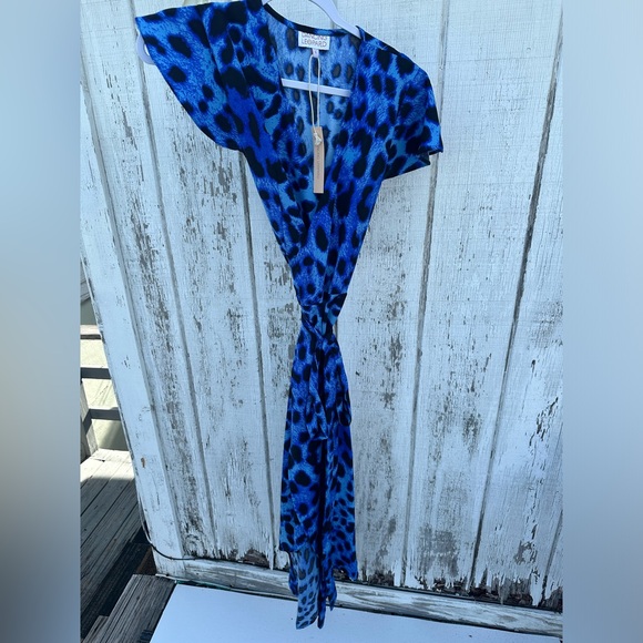 Dresses | Nwt Dancing Leopard Animal Print Wrap Dress | Poshmark